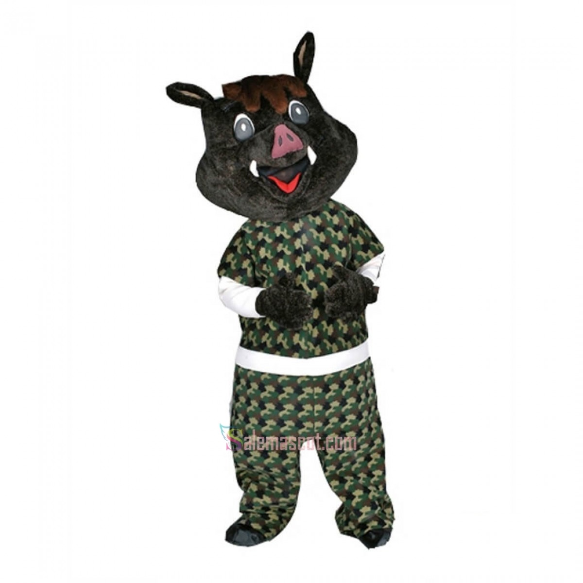 Happy Boar Mascot Costume Happy Boar Mascot