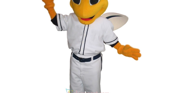 College Handsome Bee Mascot Costume College Handsome Bee Mascot