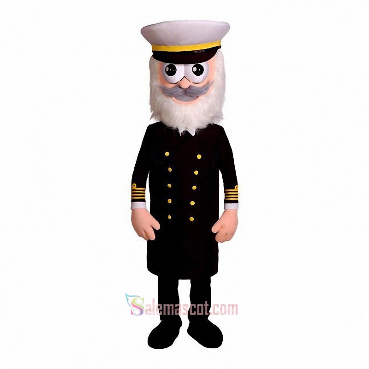Captain Mascot Costume Under Discount