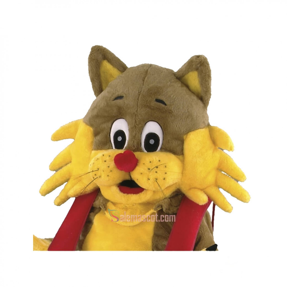 Cute Friendly Cat Mascot Costume Cute Friendly Cat Mascot