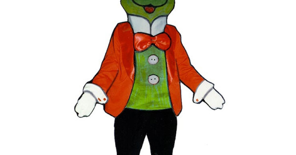 Christopher Cricket Mascot Costume Christopher Cricket Mascot