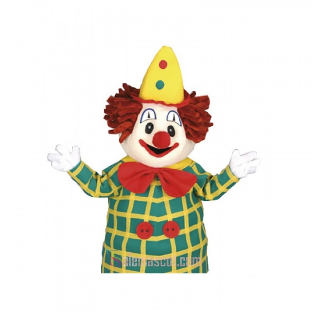 Cute Friendly Clown Mascot Costume Cute Friendly Clown Mascot