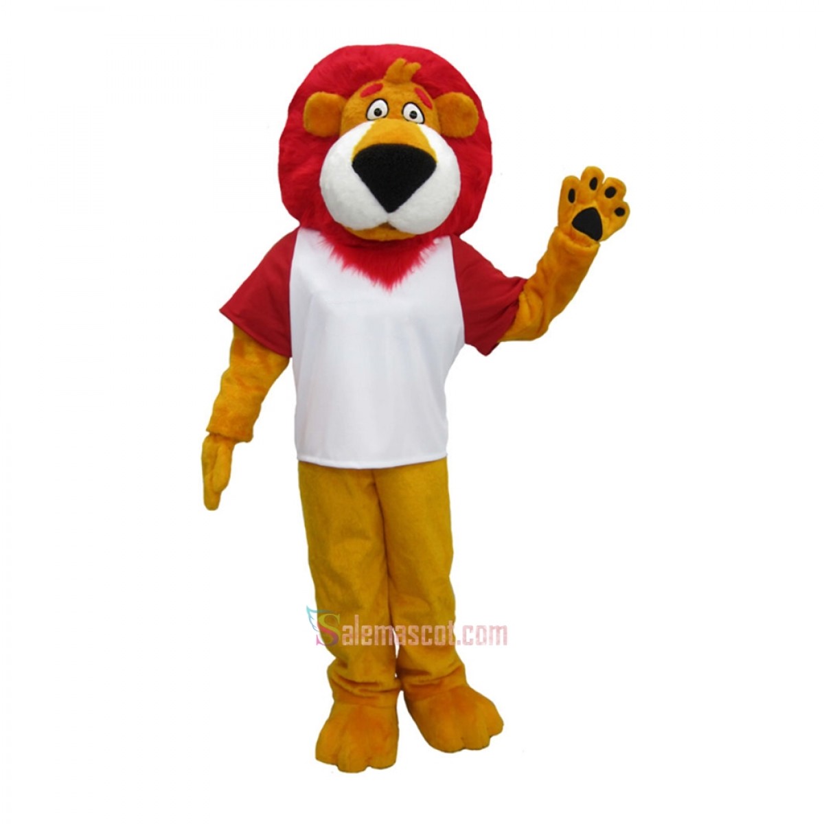 College Friendly Lion Mascot Costume 100% Top Quality