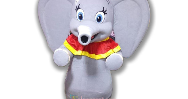 Cute Dumbo Mascot Costume High Quality
