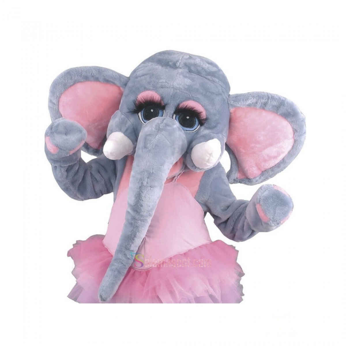 Cute Friendly Elephant Mascot Costume Cute Friendly Elephant Mascot