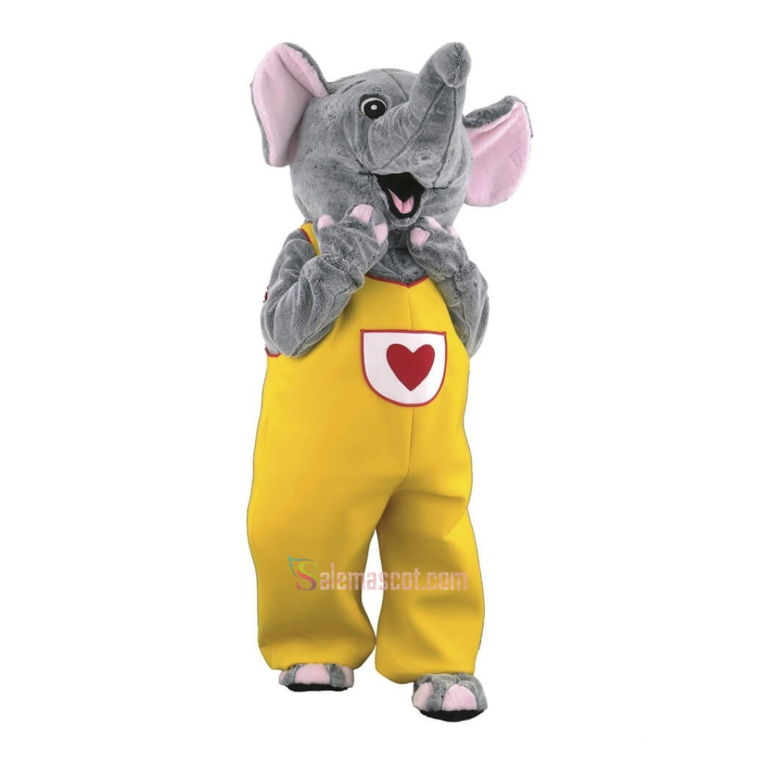 Cute Happy Elephant Mascot Costume Cute Happy Elephant Mascot