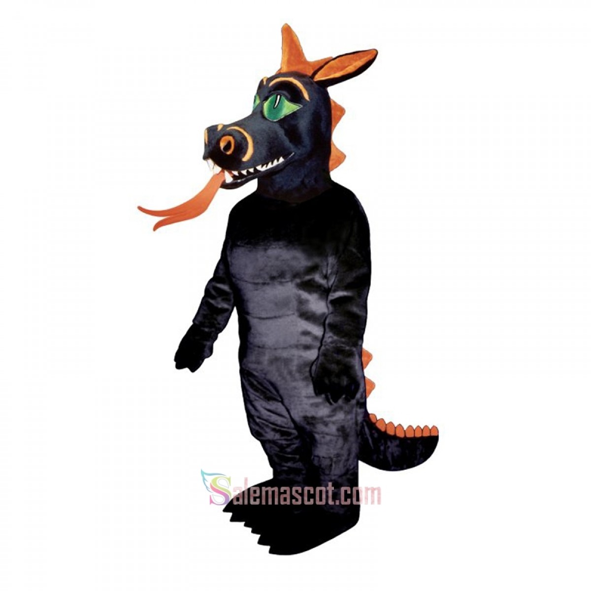 Fire Dragon Mascot Costume Fire Dragon Mascot