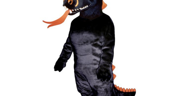 Fire Dragon Mascot Costume Fire Dragon Mascot