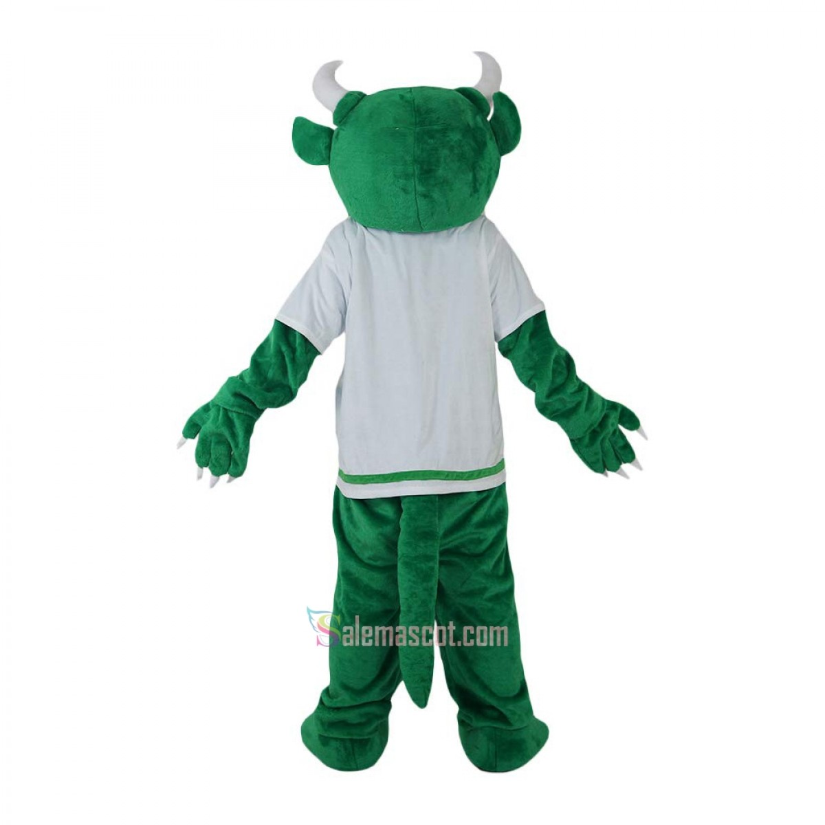 Green Monster Demon Devil Cartoon Mascot Costume