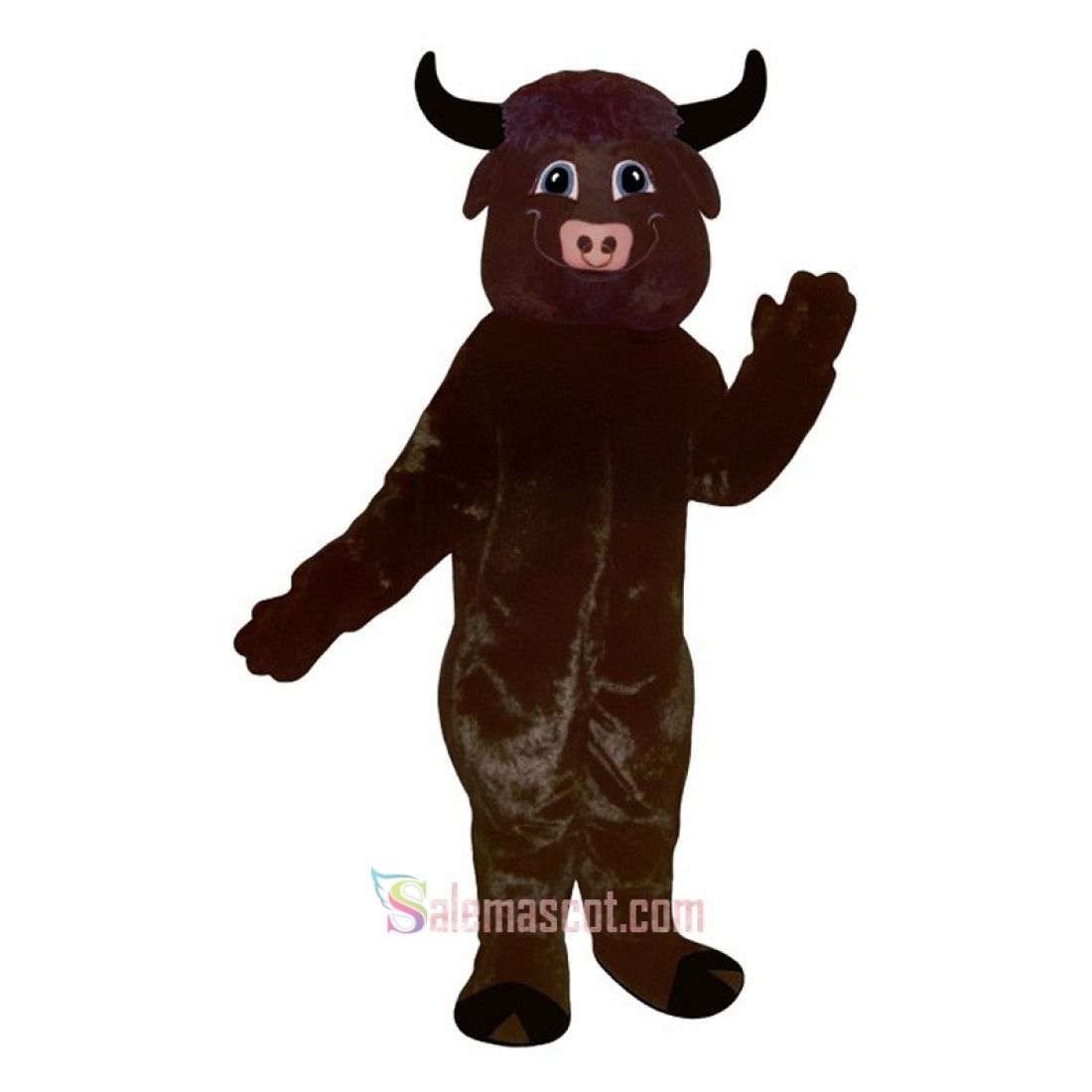 Happy Bull Mascot Costume Happy Bull Mascot
