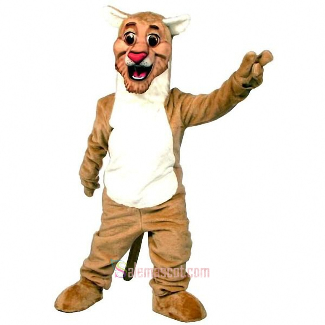Happy Cougar Mascot Costume