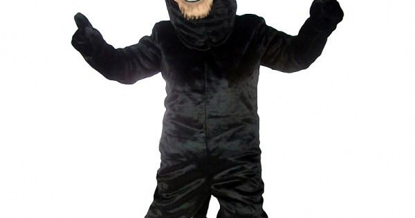 Happy Panther Mascot Costume