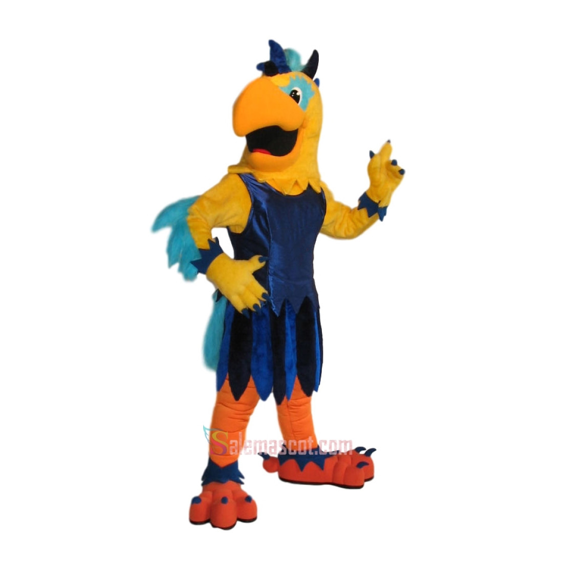 Parrot Handsome Mascot Costume Parrot Handsome Mascot