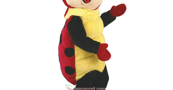 Ladybug Happy Mascot Costume Ladybug Happy Mascot