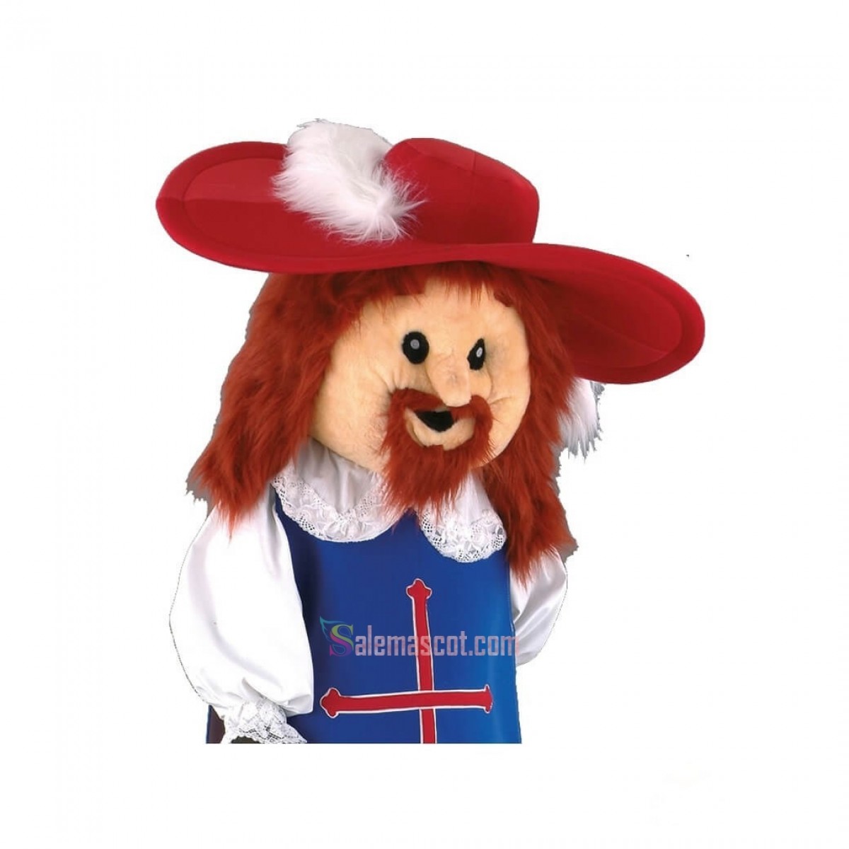 Musketeer Aramis mascot costume Musketeer Aramis Mascot