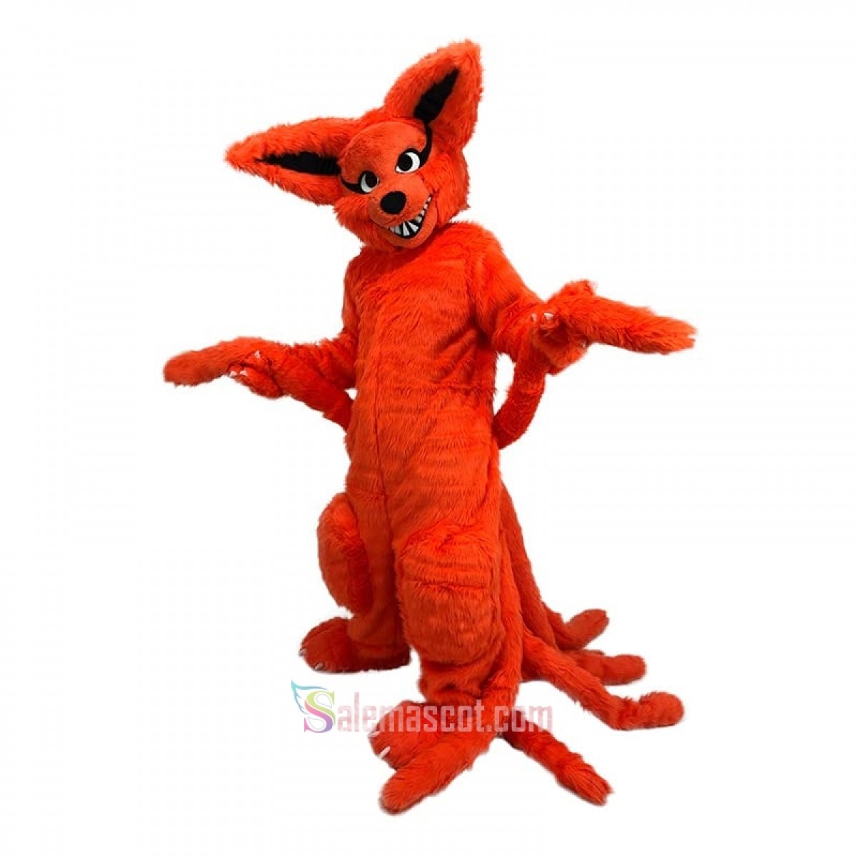 Nine-tailed fox dog Cartoon Mascot Costume