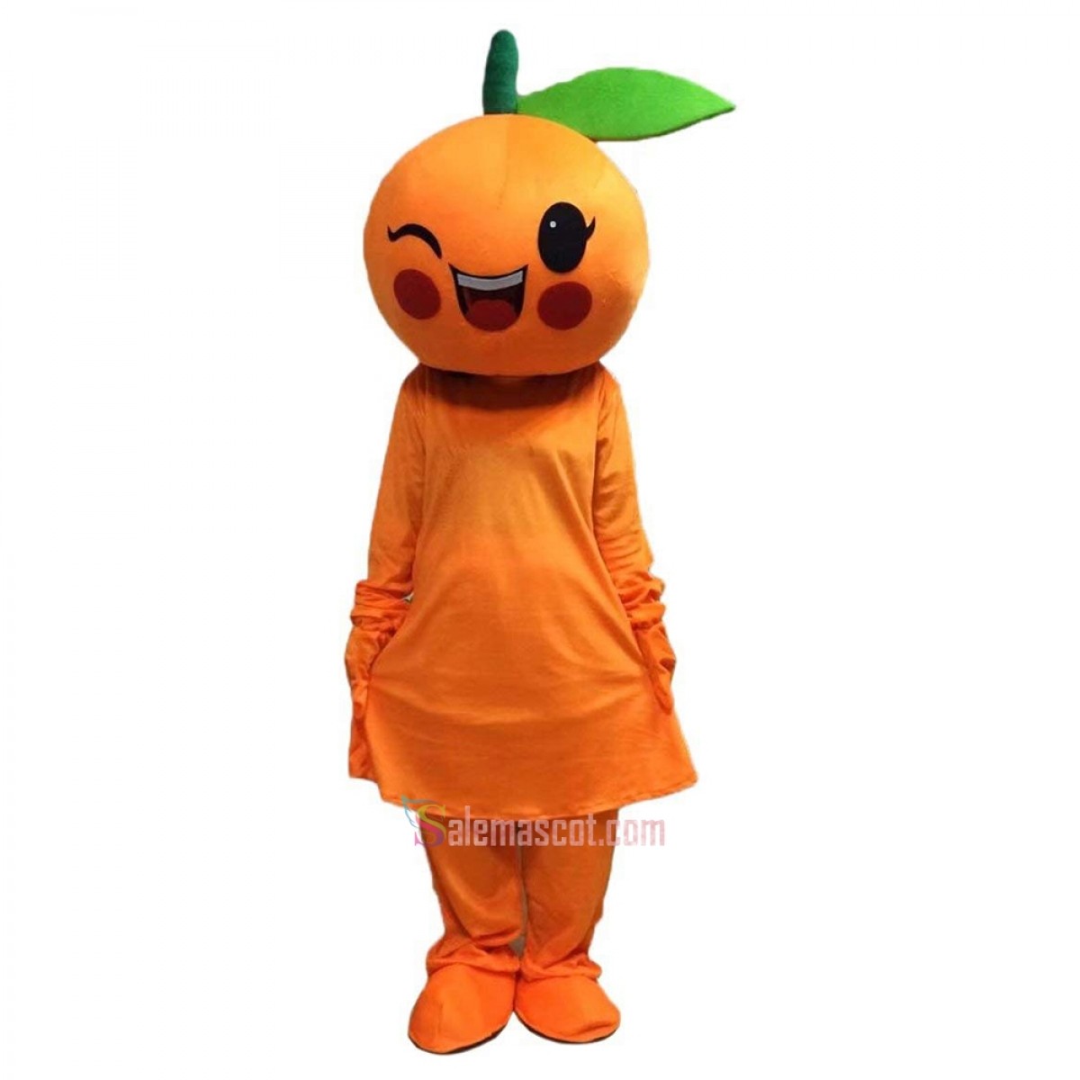 Orange Cartoon Mascot Costume