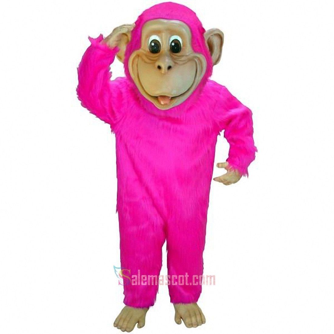 Pink Chimp Lightweight Mascot Costume