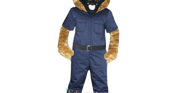Police Dog Mascot Costume