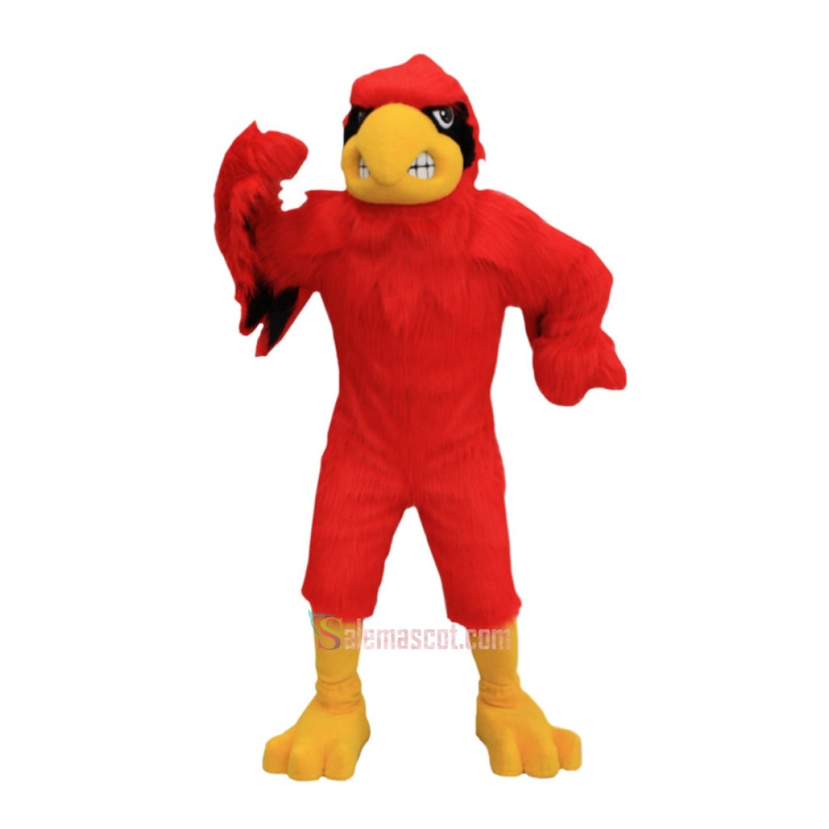 Power Ferocious Cardinal Mascot Costume Professional Design