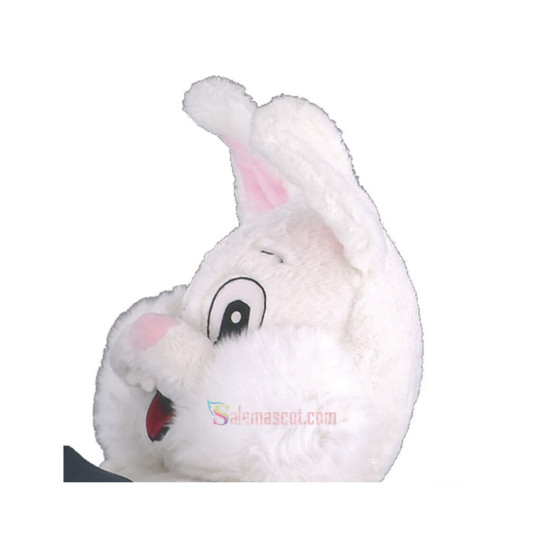 White Rabbit Mascot Costume White Rabbit Mascot