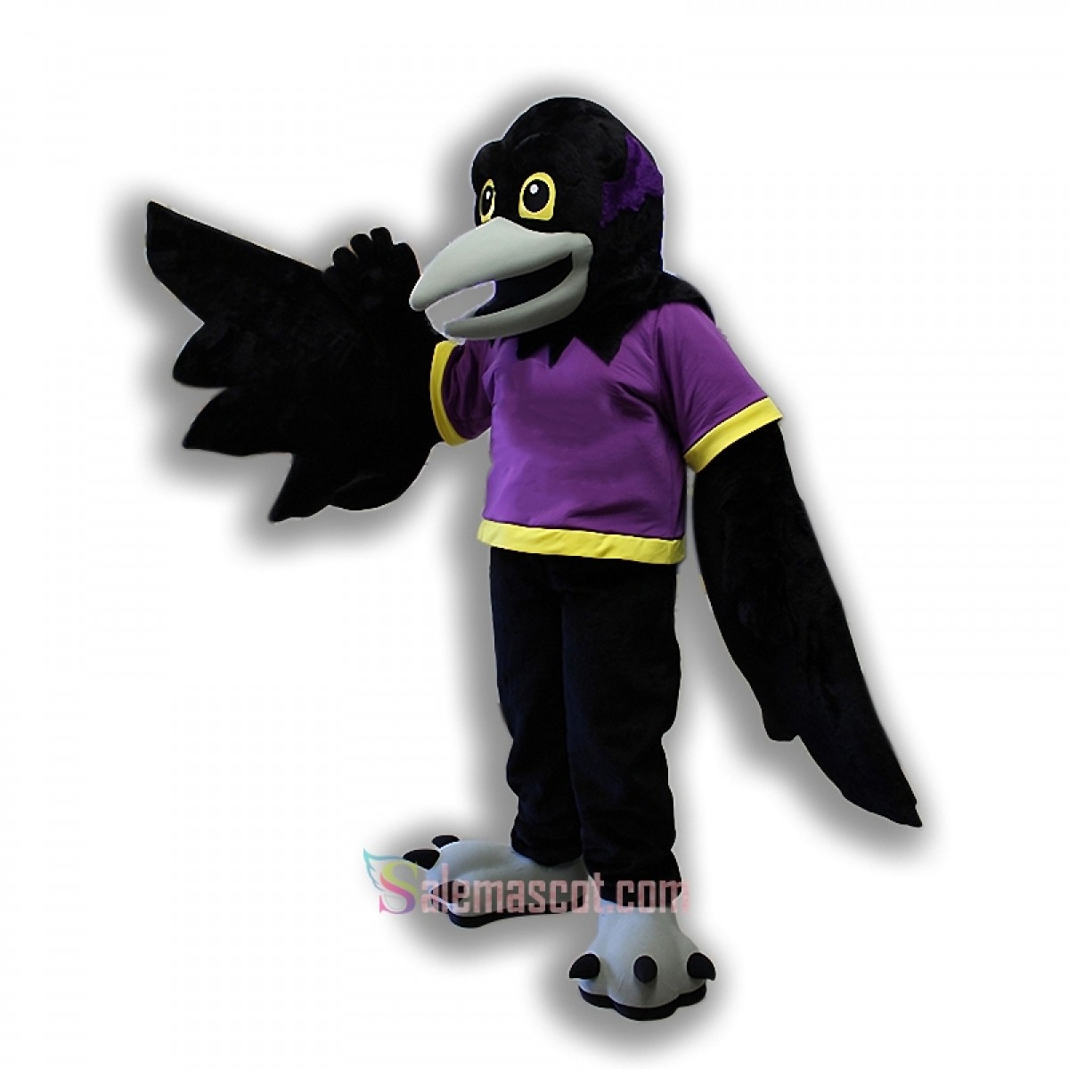 Raven Mascot Costume With The New Style
