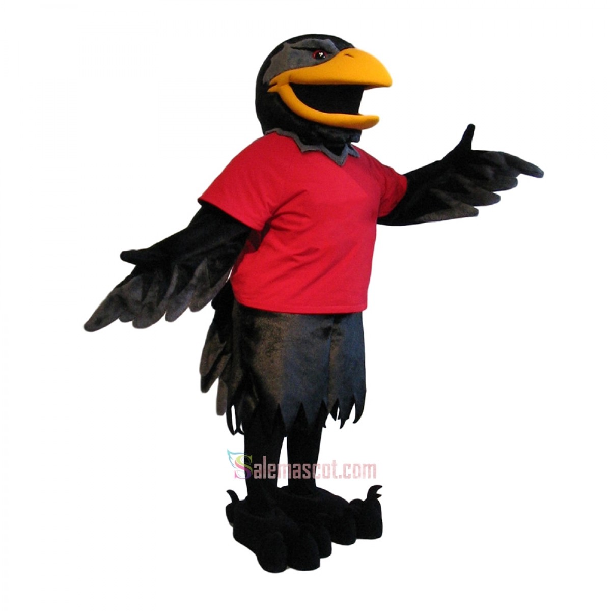 Handsome Raven Mascot Costume Handsome Raven Mascot