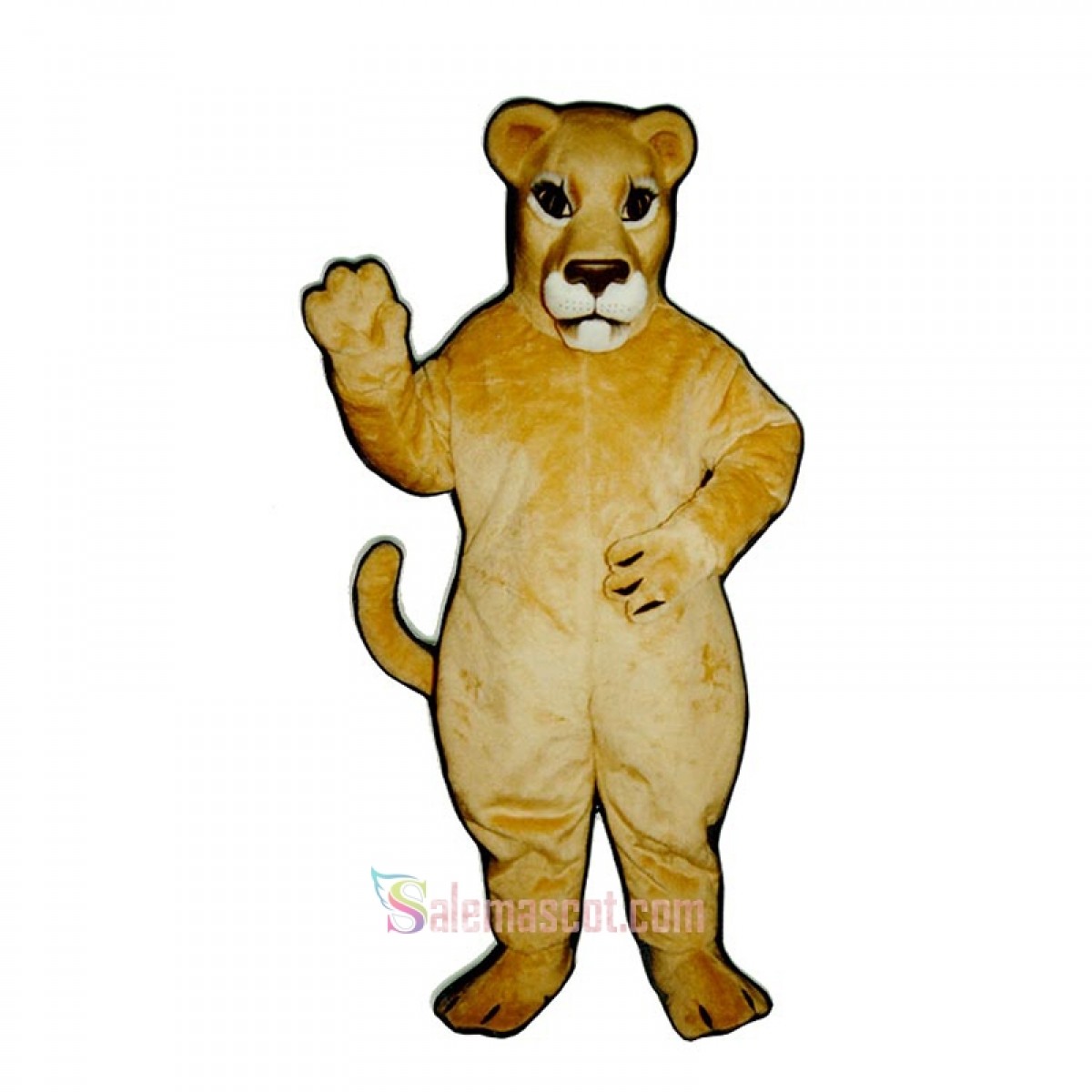 Realistic Lioness Mascot Costume Realistic Lioness Mascot