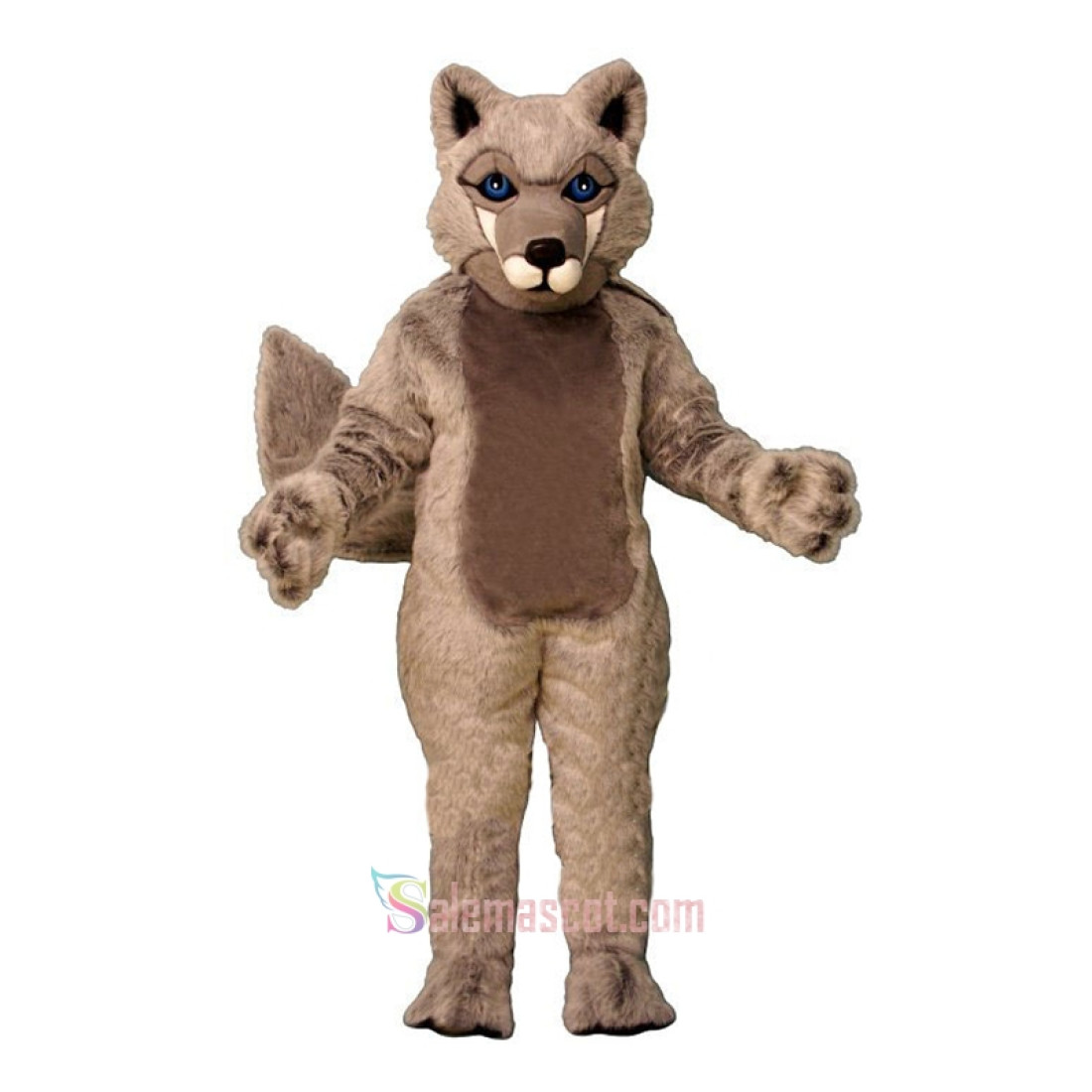 Roger Wolf Mascot Costume Roger Wolf Mascot