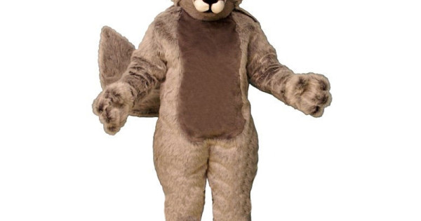 Roger Wolf Mascot Costume Roger Wolf Mascot