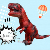 Red Scale T-REX inflatable dinosaur Mascot Costume
