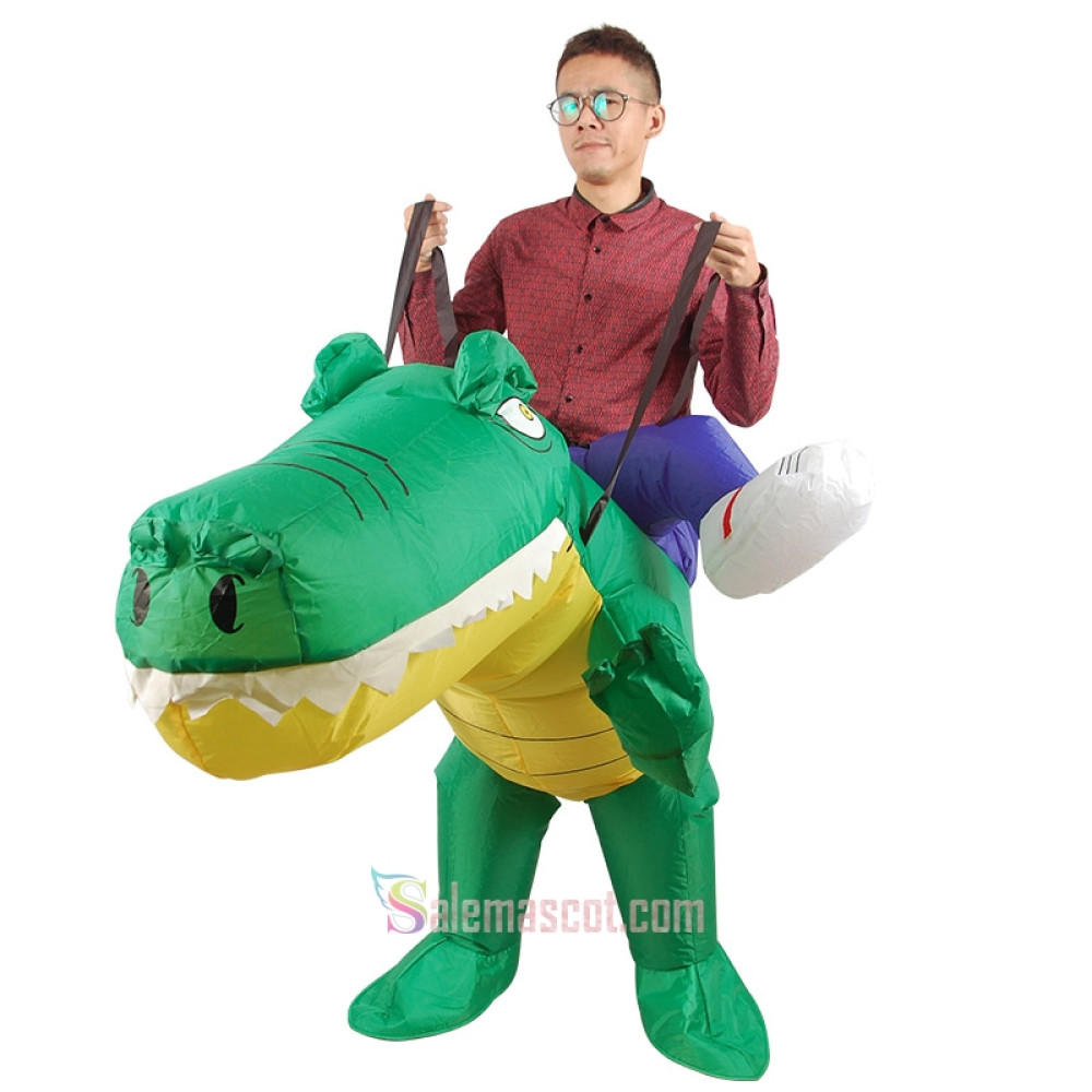 Crocodile Inflatable Mascot Costume