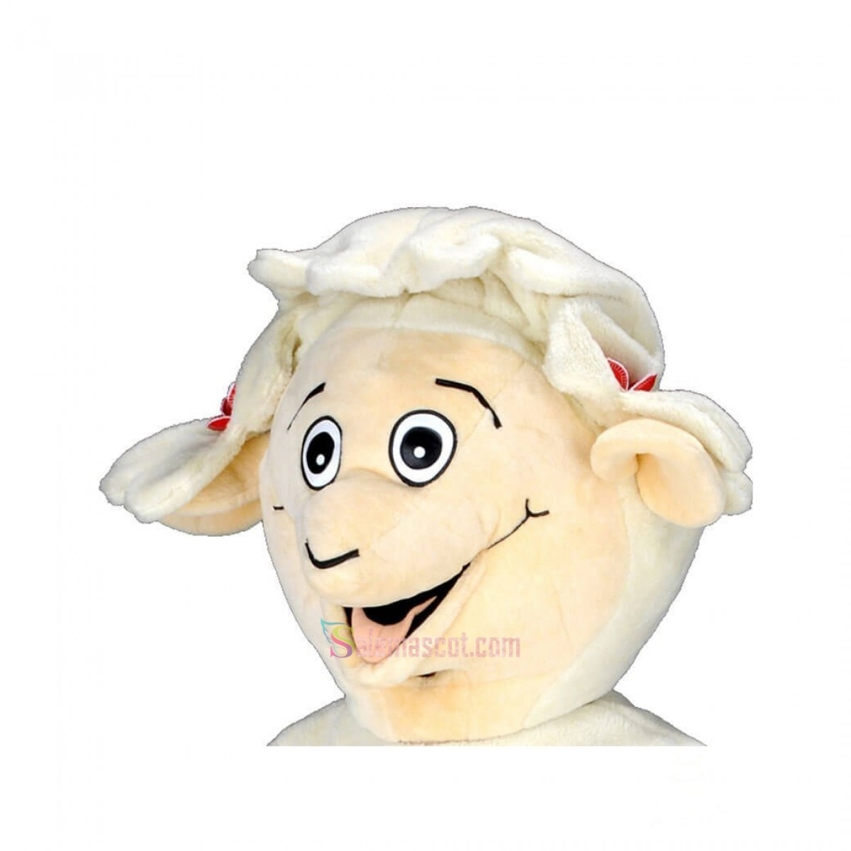 White Sheep mascot costume White Sheep Mascot