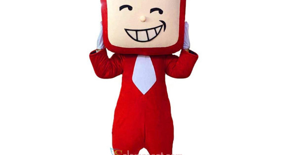 TV Set Cartoon Mascot Costume