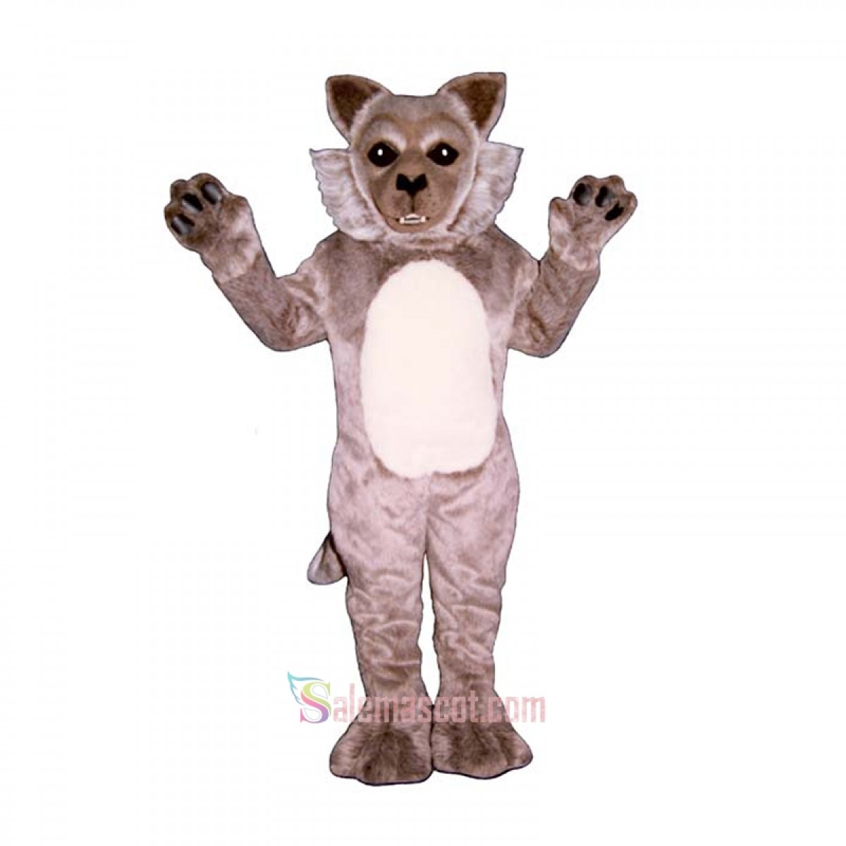 Timber Wolf Mascot Costume Timber Wolf Mascot