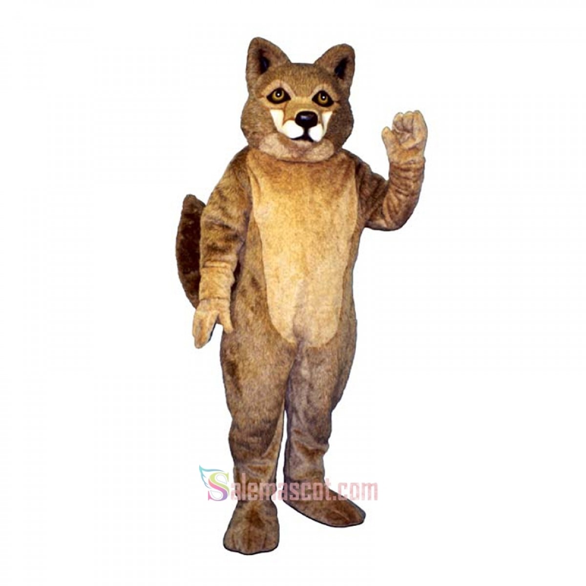 Winston Wolf Mascot Costume Winston Wolf Mascot