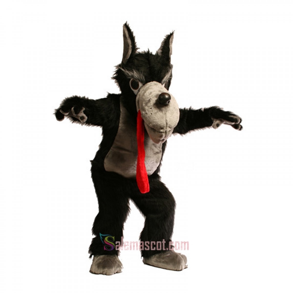 Wolf Mascot Costume Wolf Mascot