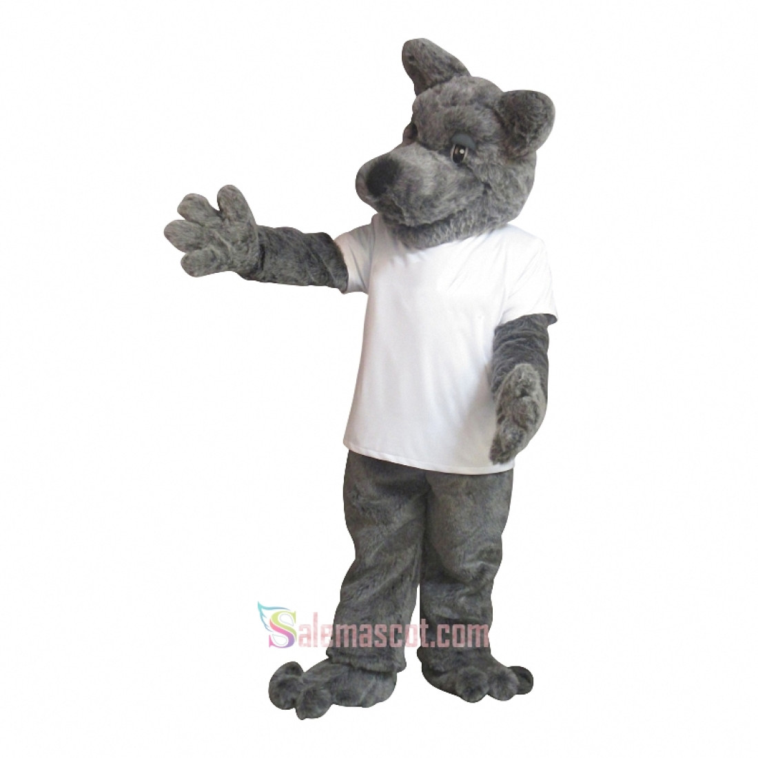 Lovely Wolf Mascot Costume Lovely Wolf Mascot