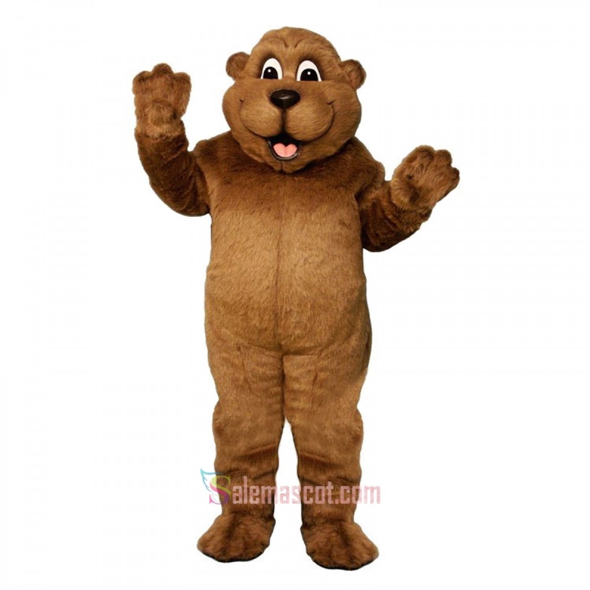 Woody Woodchuck Mascot Costume Woody Woodchuck Mascot