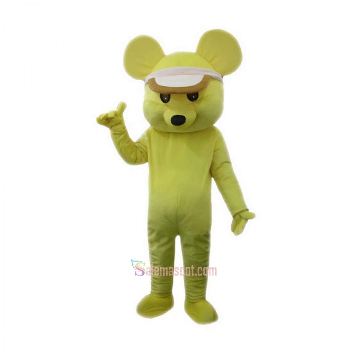 Yellow Mouse Cartoon Mascot Costume